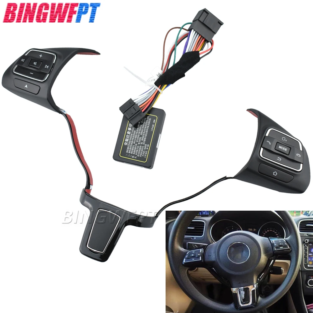 Modified Multifunction Steering Wheel Control Button Switch Volume ...