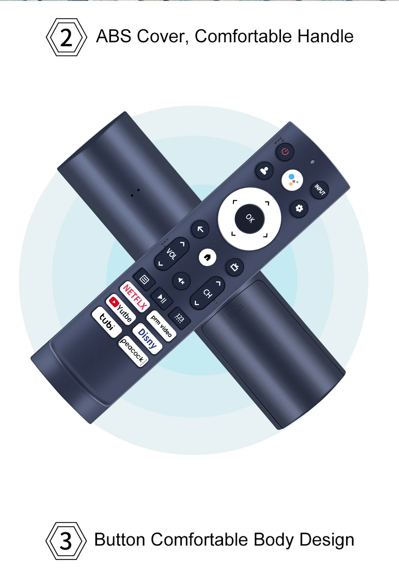 Generic Remote Control with Voice For Hisense Smart 4K Android TV ...