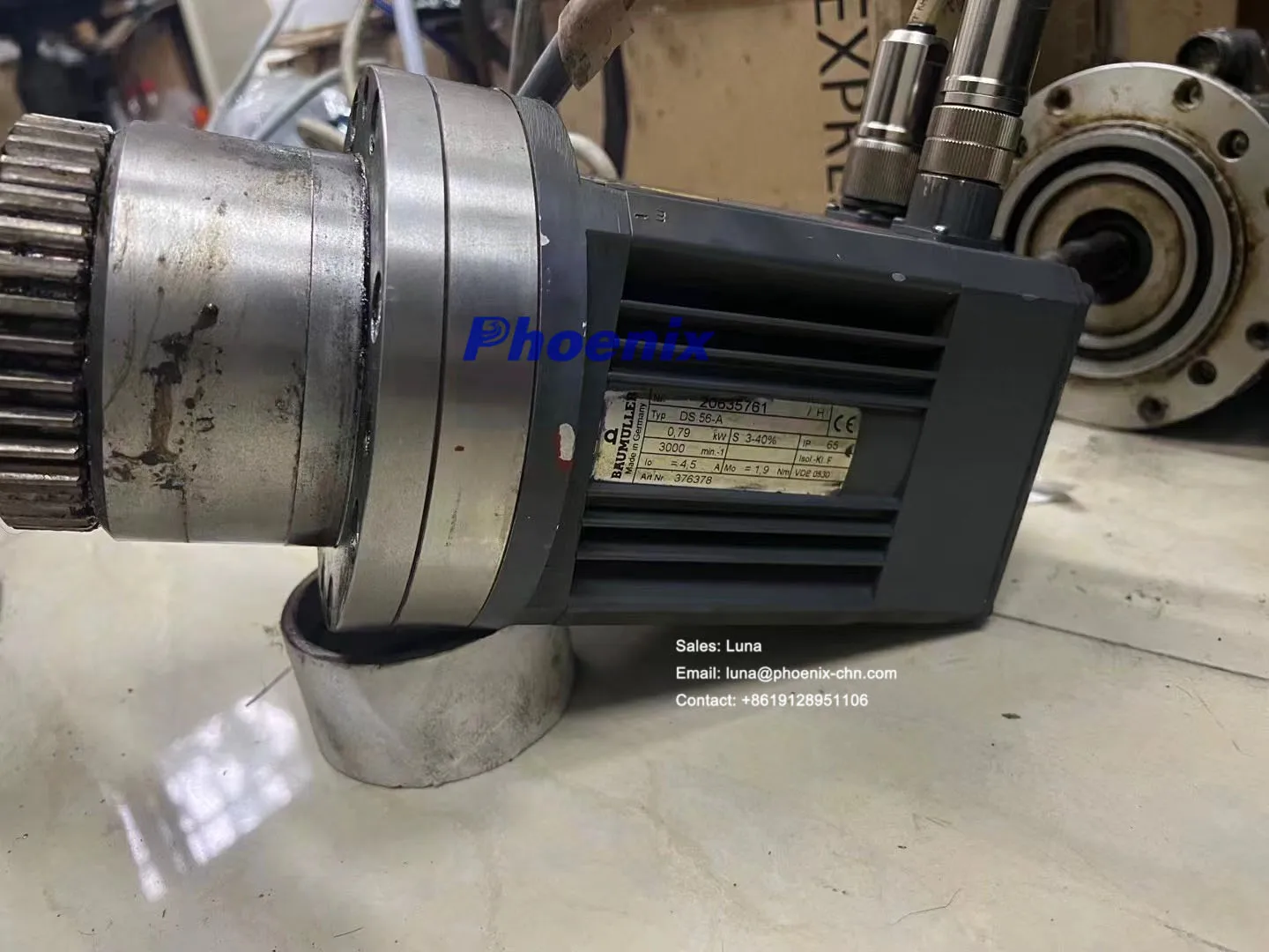 Original-Used-Ink-Fountain-Roller-Motor-8237M562209-303027-0-79-1-4KW ...