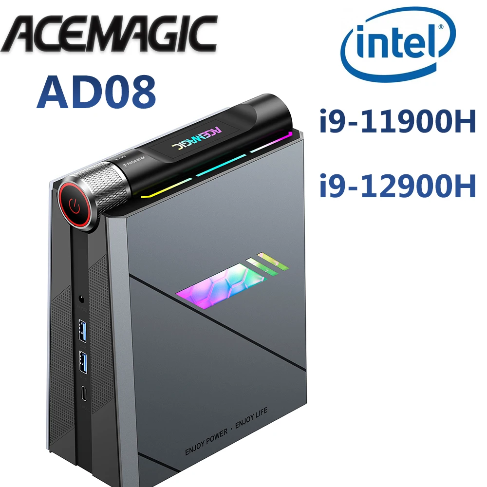 ACEMAGIC-AD08-Mini-PC-Gaming-Intel-Core-i9-11900H-12900H-RAM-16-32GB ...