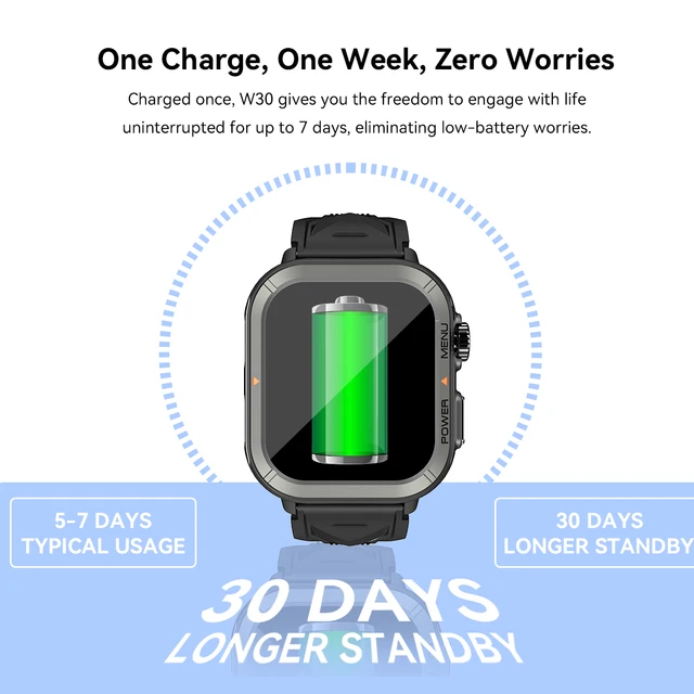 Blackview W30 Waterproof Smart Watch New Version Men Women Health and ...