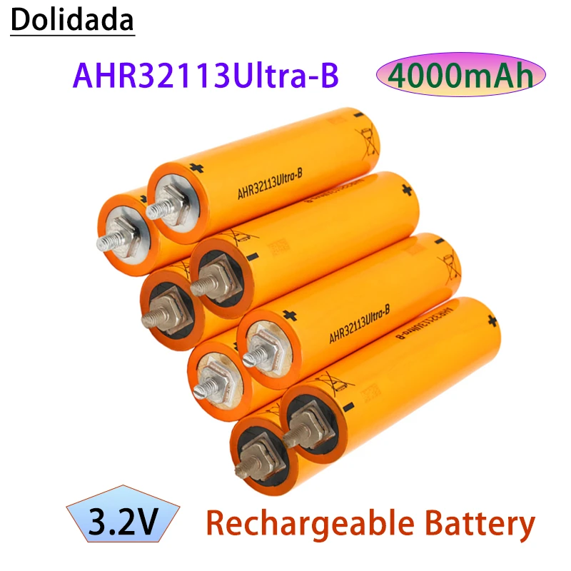 Lifepo4 Batteries 3.2v 4ah Lithium Iron Phosphate Rechargeable Battery ...