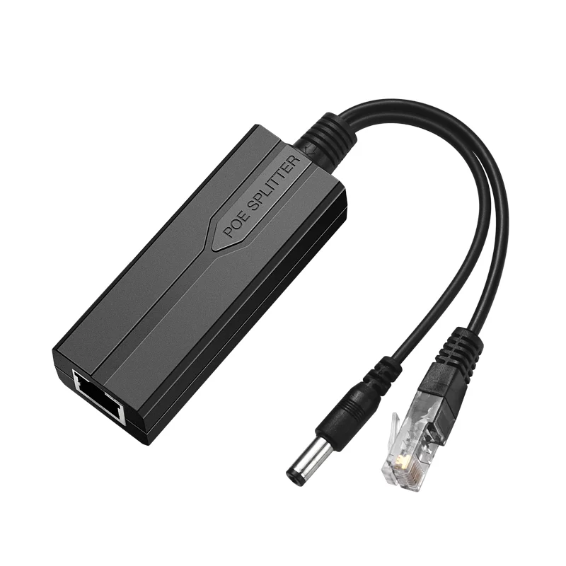Gigabit 1000Mbps Standard PoE Splitter 48V to 12V isolated PoE power ...