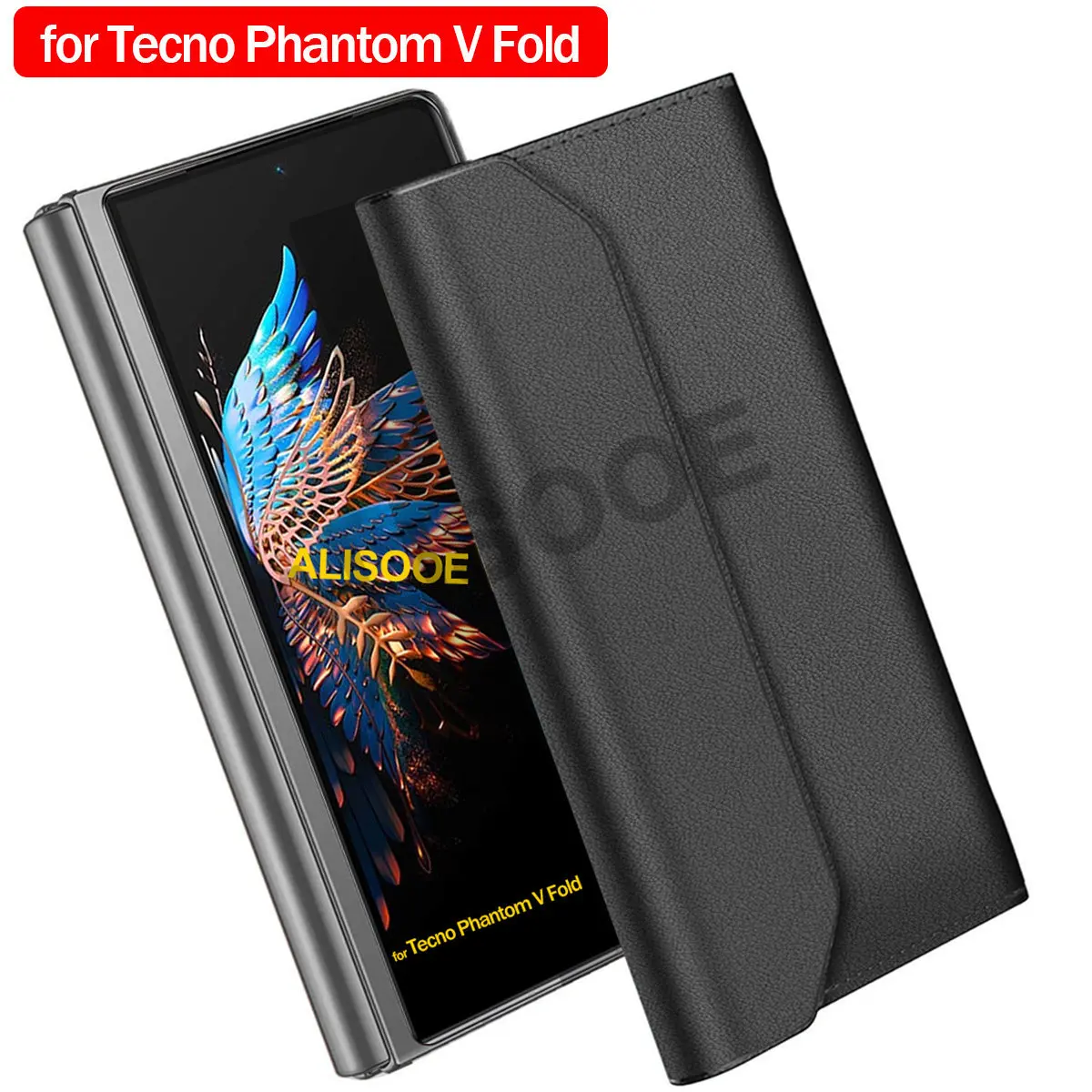 Genuine-Leather-Wallet-Protection-Cases-For-Tecno-Phantom-V-Fold-Case ...