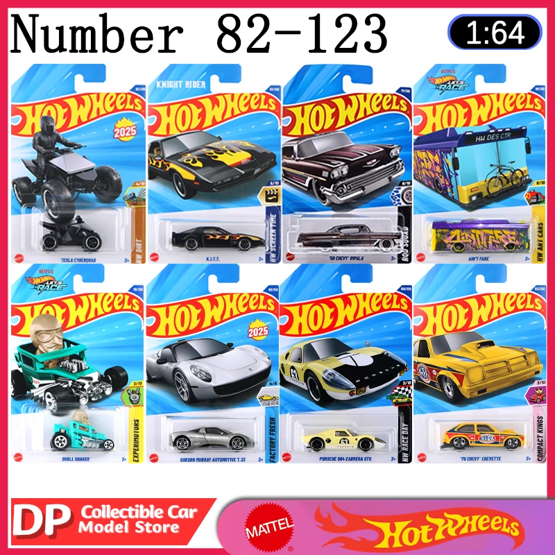 Número 82-123 Hot Wheels Cars 2025 Caja Tesla Chevy Coche modelo de ...