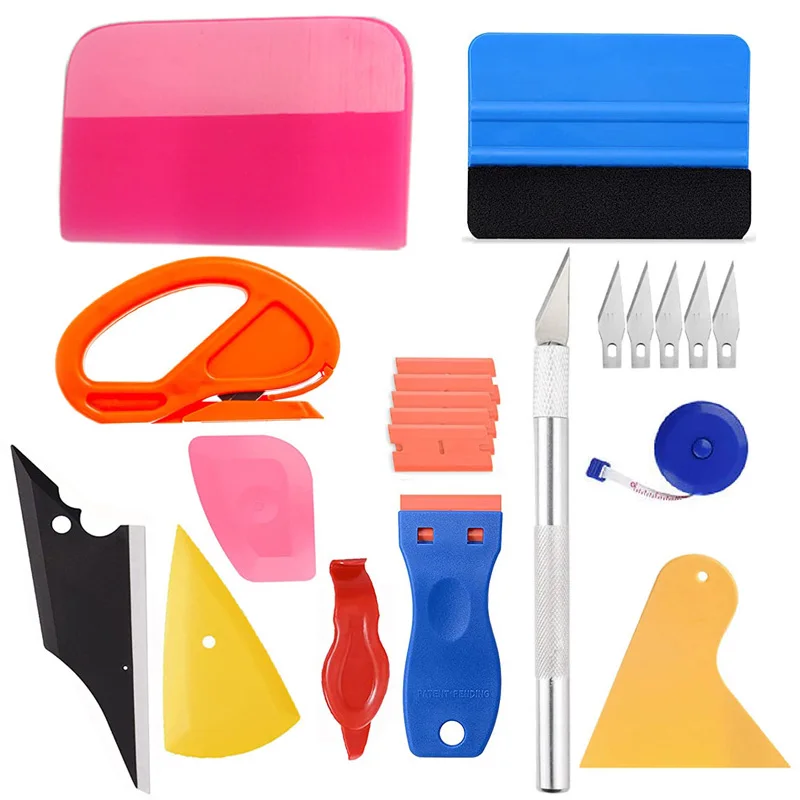 1Set-Car-Window-Tint-Application-Tools-Glass-Film-Squeegee-Corner-PPF ...