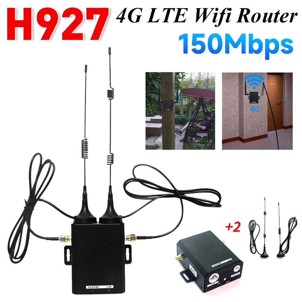 H927-4G-LTE-Router-Industrial-Grade-150Mbps-4G-LTE-SIM-Card-Router-with ...