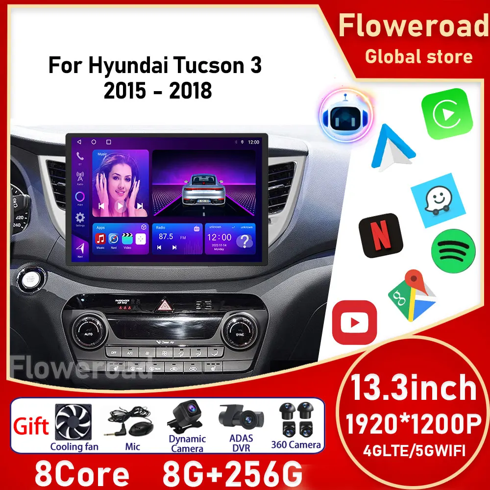 13inch-Android-For-Hyundai-Tucson-3-2015-2018-Car-Radio-Multimedia ...