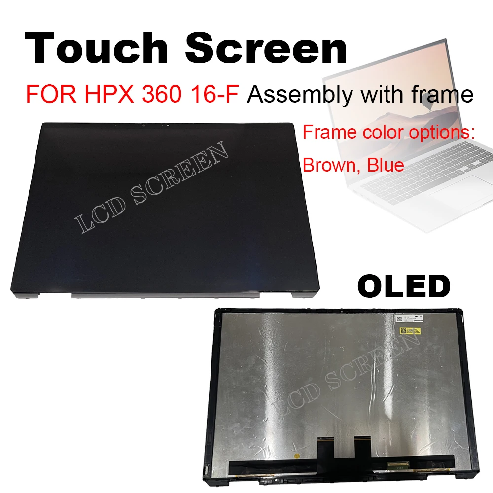 16 inch M83490-001 Touch LCD Screen for HP Spectre x360 OLED 16-F ...
