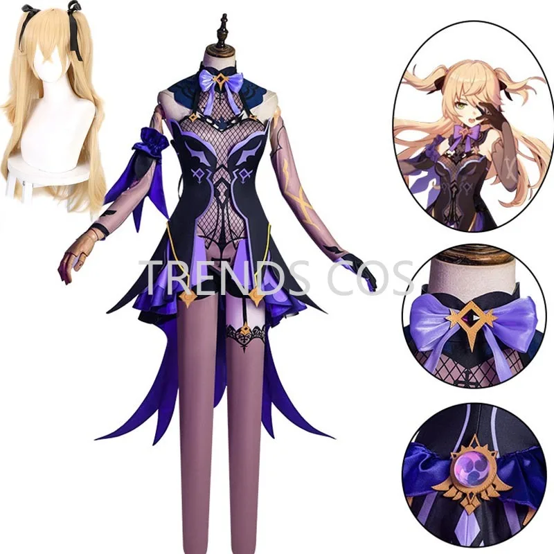 Game Genshin Impact Fischl Cosplay Costumes Fischl Skin Prinzessin Der ...