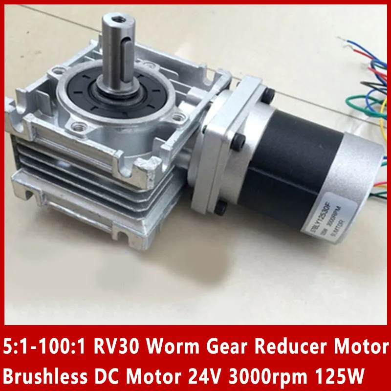 5-1-100-1-motore-riduttore-a-vite-senza-fine-RV30-motore-cc-senza ...