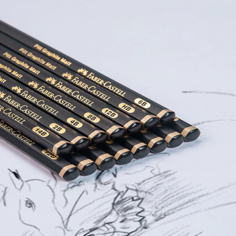 Faber-Castell-Matte-Sketch-Pencil-Painting-Art-Graphite-Pencils-Shading ...