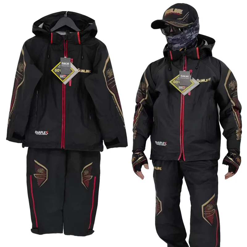 Sunline-Men-s-Waterproof-Fishing-Suit-Breathable-Jacket-and-Pants-4 ...