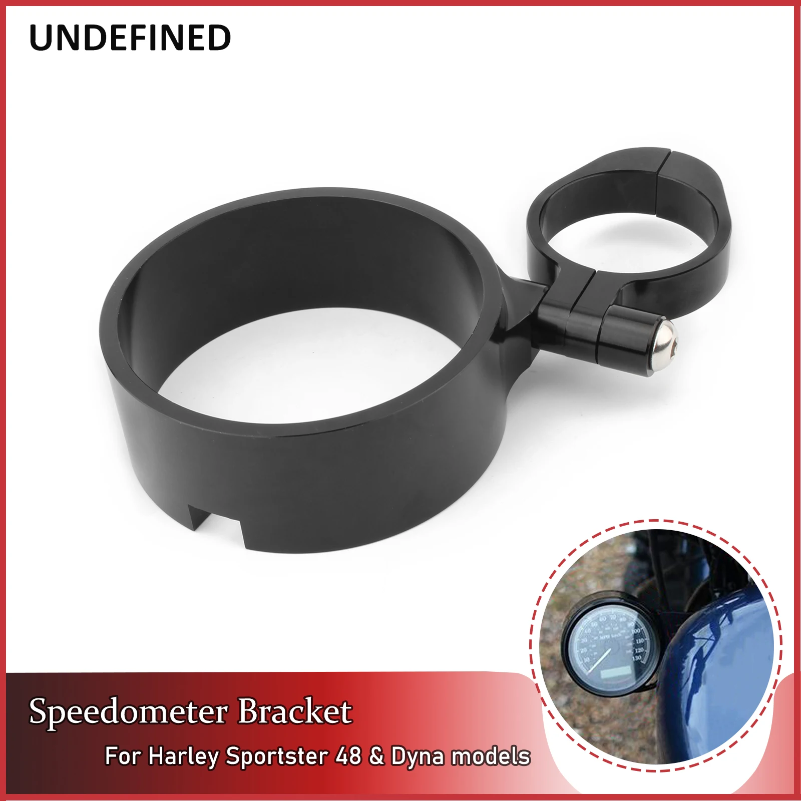 Universal Speedometer Speedometer & Indicator Lights Relocation Bracket ...