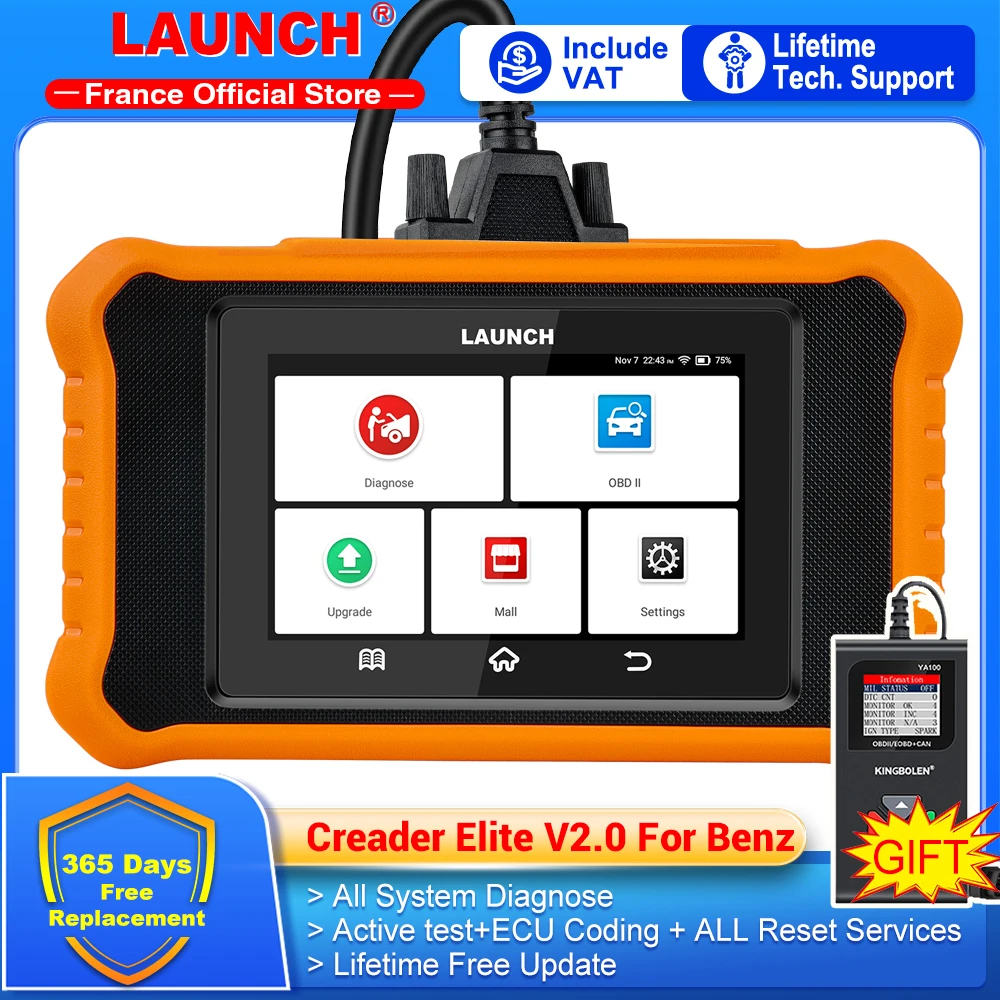 LAUNCH-X431-Elite-2-0-OBD2-Scanner-for-Benz-for-MB-Sprinter-for-Maybach ...