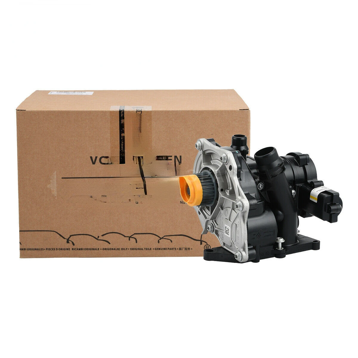 Original Electronic Water Pump Thermostat Housing Assembly For VW Golf ...