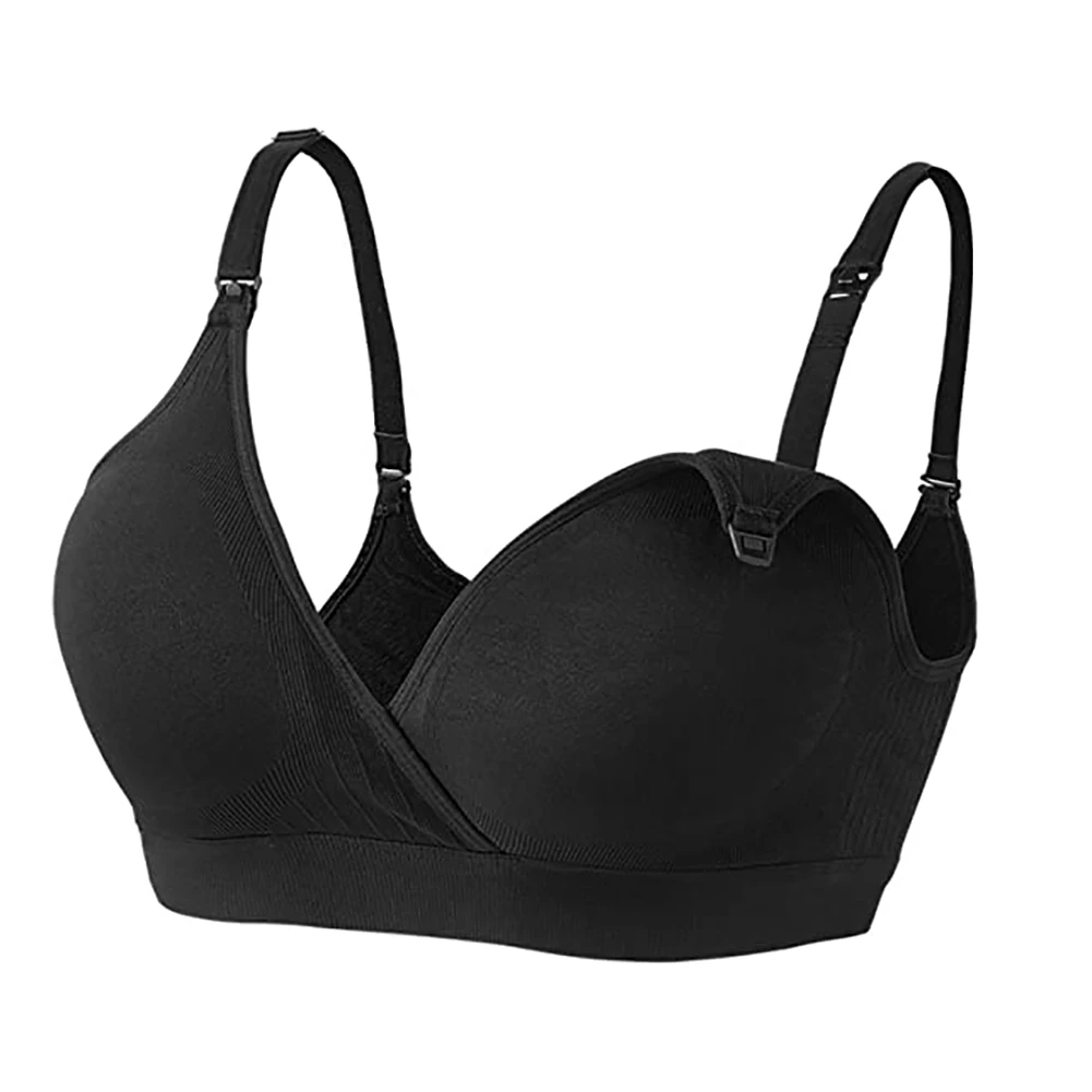 Women-s-Maternity-Pregnancy-Seamless-Breastfeeding-Bras-No-Underwire ...