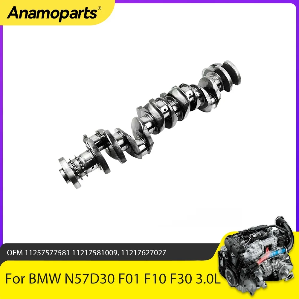Engine Parts Crankshaft Fit 3.0L N57 V6 Diesel For BMW N57D30 F01 F10 ...