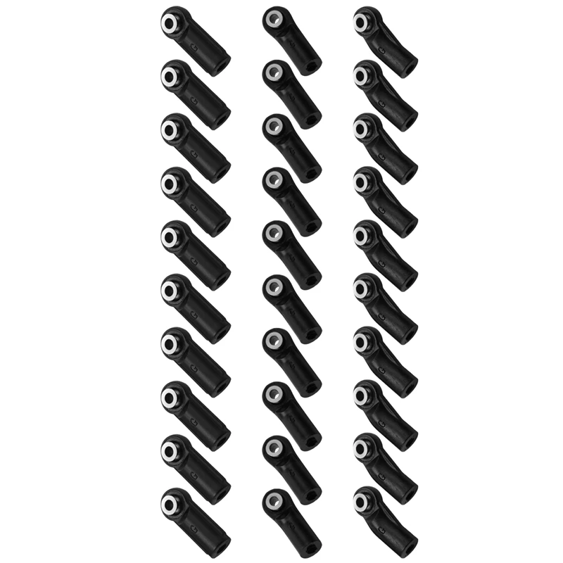 30PCS-Plastic-M4-Rod-Ends-Link-Balls-Head-Linkage-Joint-For-1-10-RC ...