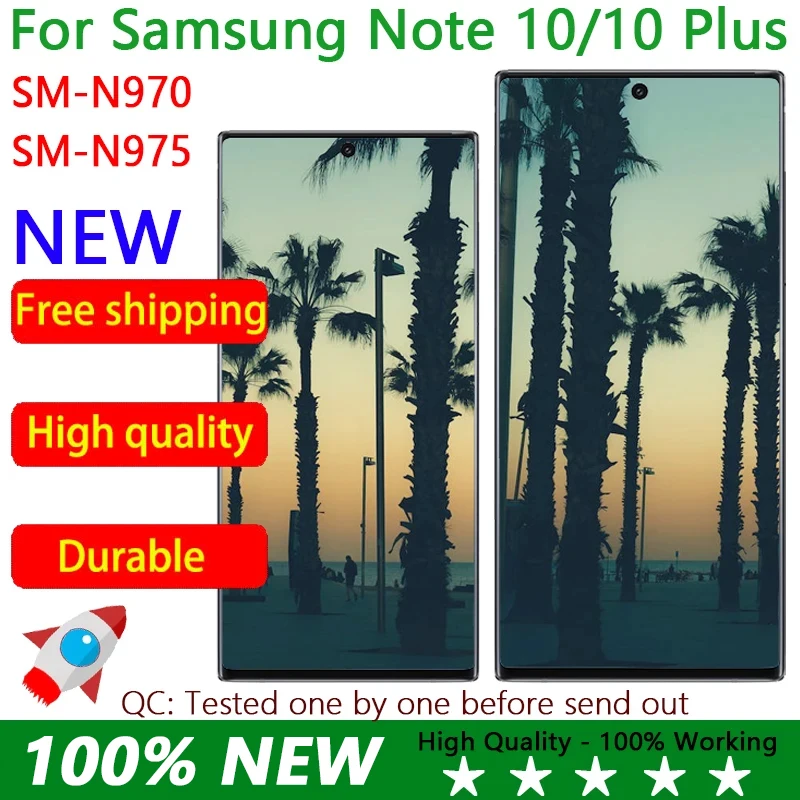 Super-AMOLED-Note-10-N970-N970FM-Lcd-For-Samsung-Galaxy-note-10-plus ...