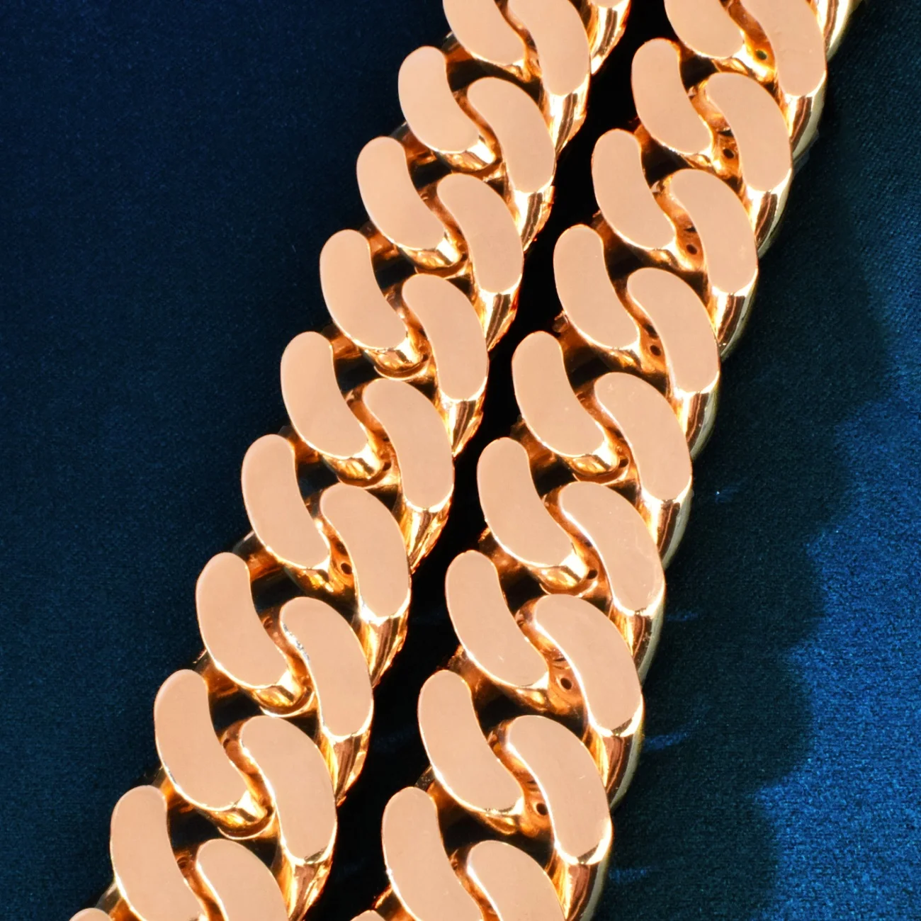 Mens 20mm Clear Gemstone Tattoo Tears Hip Hop Cuban Link Blinged Out ...