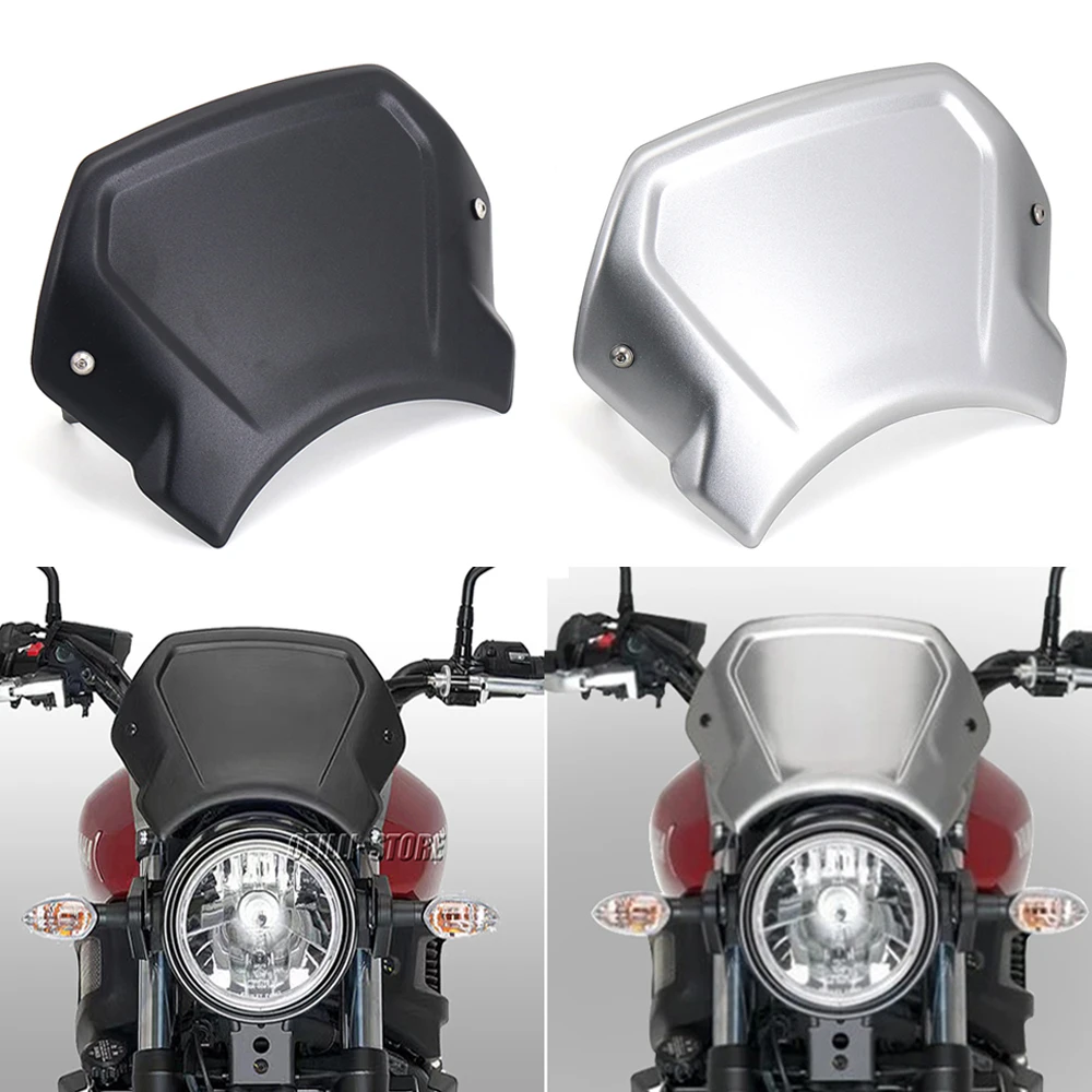 오토바이 카페 스포츠 정면 플레이트 윈드 스크린 윈드 쉴드 디플렉터 For YAMAHA XSR900 XSR 900 2016 ...
