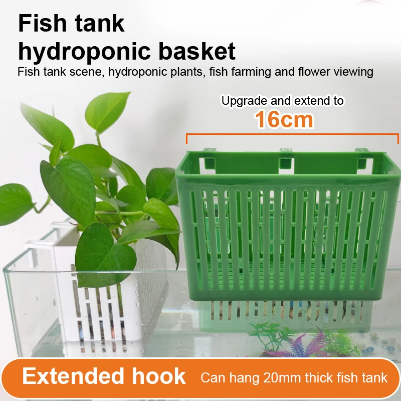 Fish Tank Hanging Planter Aquatic Plant Holder Heat-resistant ...