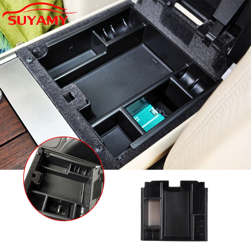 For-Jaguar-XF-2008-2015-Car-Center-Console-Armrest-Storage-Box ...