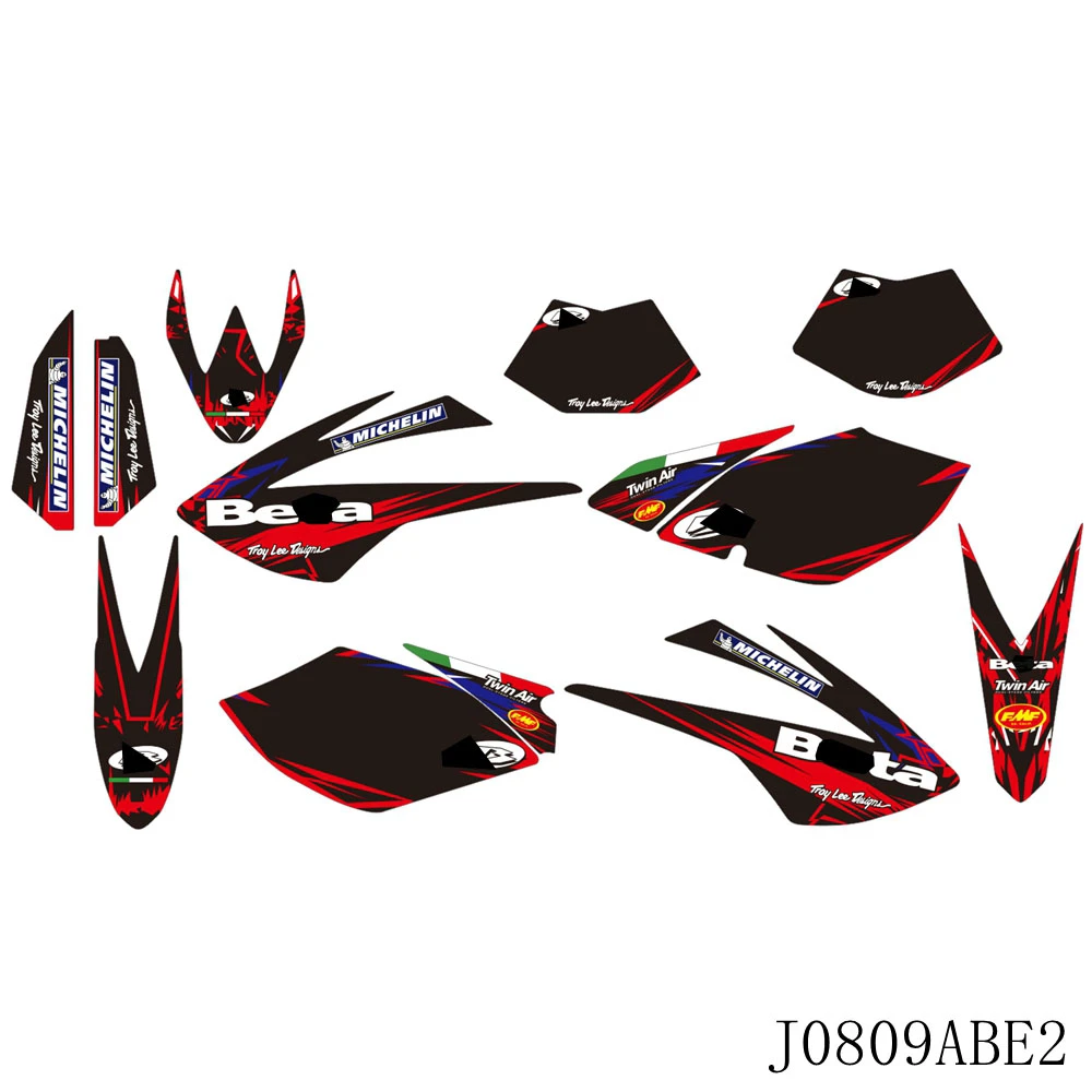 For Beta Rr 2006 2007 2008 2009 Full Graphics Decals Stickers ...