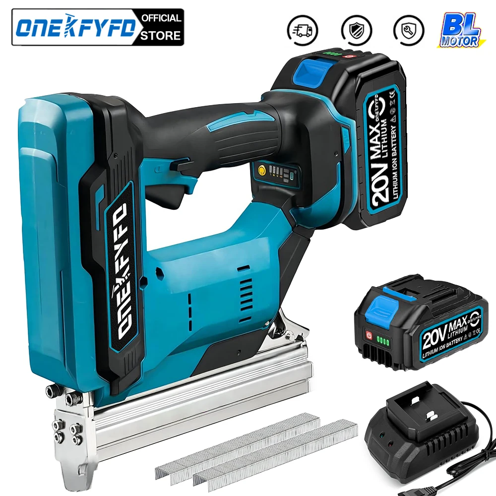 Brushless Wireless Cordless 1022J U Staples Electric Nail Gun Stapler ...