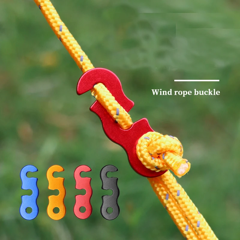 20-Pieces-Adjustable-Tent-Rope-Buckle-S-type-Tensioner-Fastening-Kit ...