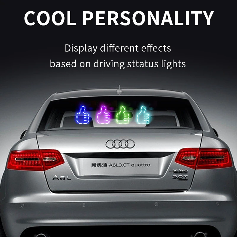 Colorful-LED-RGB-USB-Fun-Gesture-Light-Car-Finger-Gesture-Light-Hand ...