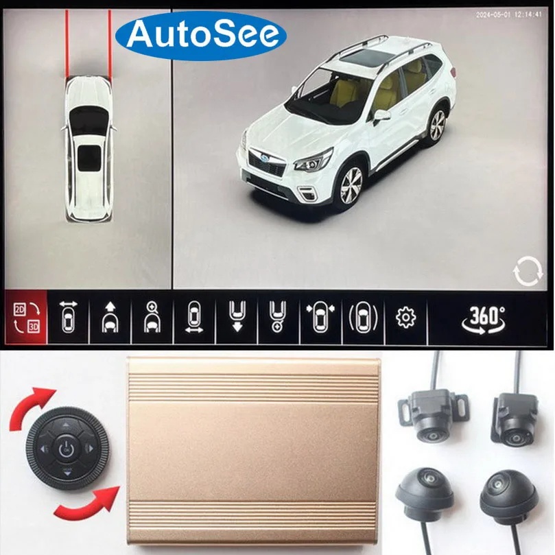 for-Subaru-XV-Crosstrek-Legacy-impreza-Ascent-360-degree-camera-bird ...