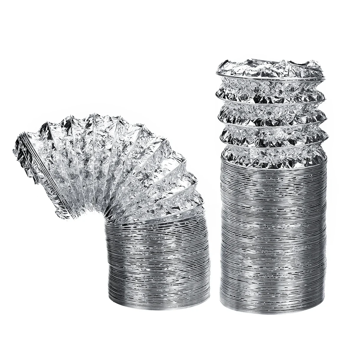 4 inch 100mm Ventilator Pipe PVC Aluminum Tube Air Ventilation Pipe ...