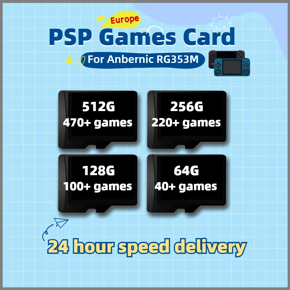 Anbernic-RG353M-PSP-Games-Card-Europe-Version-TF-Box-Memory-All ...
