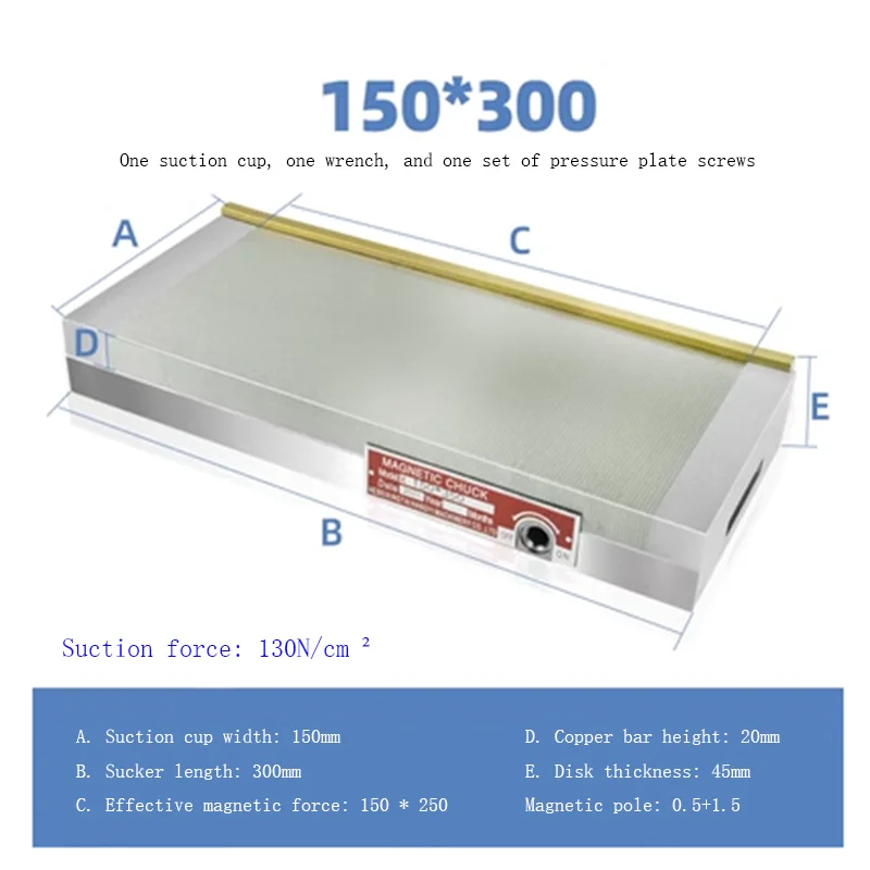 Surface-Grinder-Permanent-Magnetic-Chuck-70-150-300mm-Grinding-Disk ...