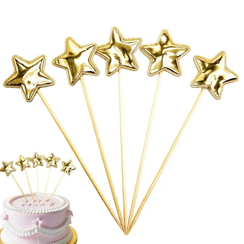 Solid Star Birthday Cake Topper Birthday Cake Toppers For Boys Food ...
