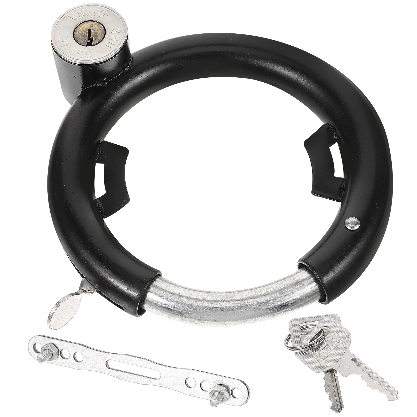 Reusable-Bicycle-Lock-Multi-use-Round-Lock-Steel-Cycle-Lock-Bike ...