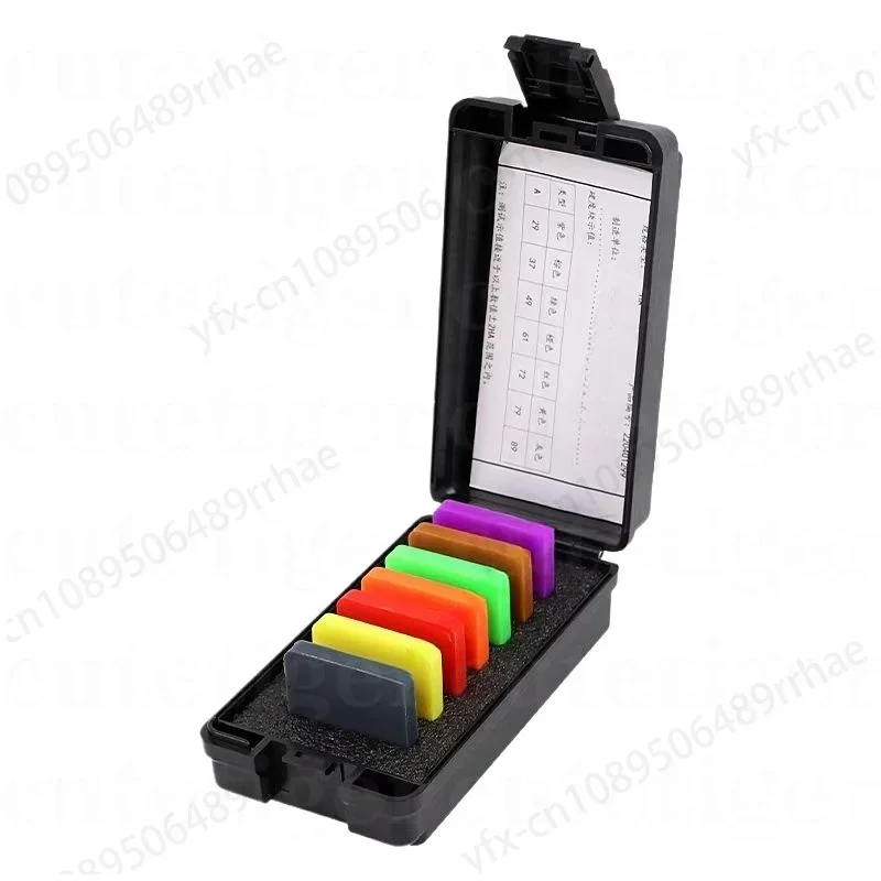 For-Durometer-Rubber-Hardness-Tester-Hardness-Test-Block-Kit-Test-Block ...