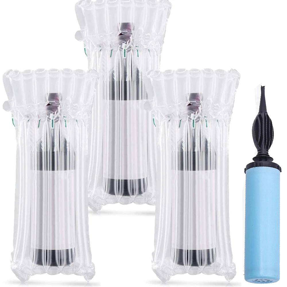 Wine Bottle Protector Travel Bags Inflatable Air Column Packaging ...
