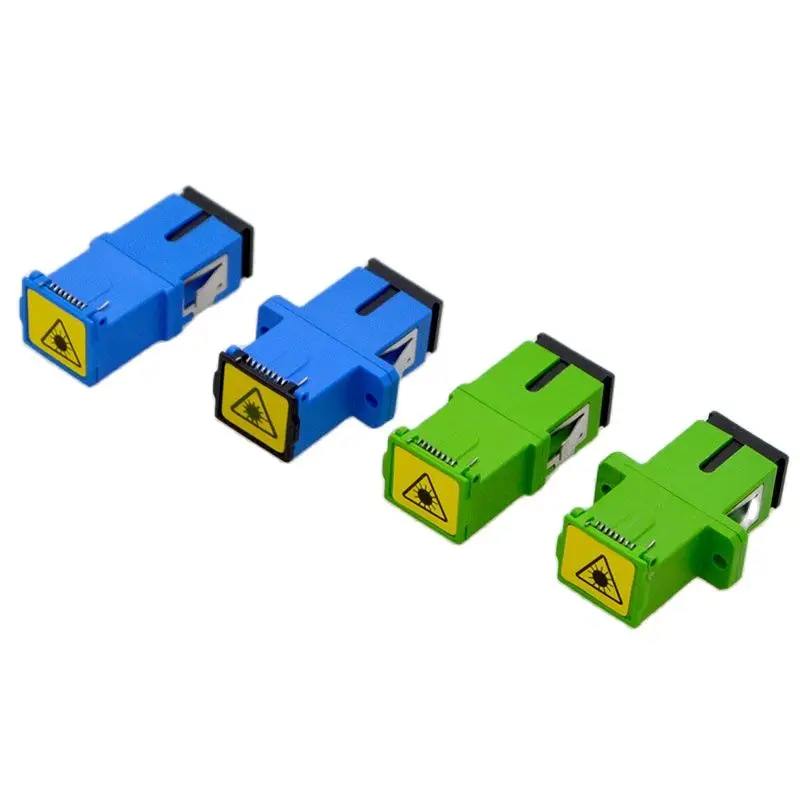 10pcs-NEW-Optic-Fiber-Adapter-Connector-SC-Simplex-Fiber-Optic-Adapter ...