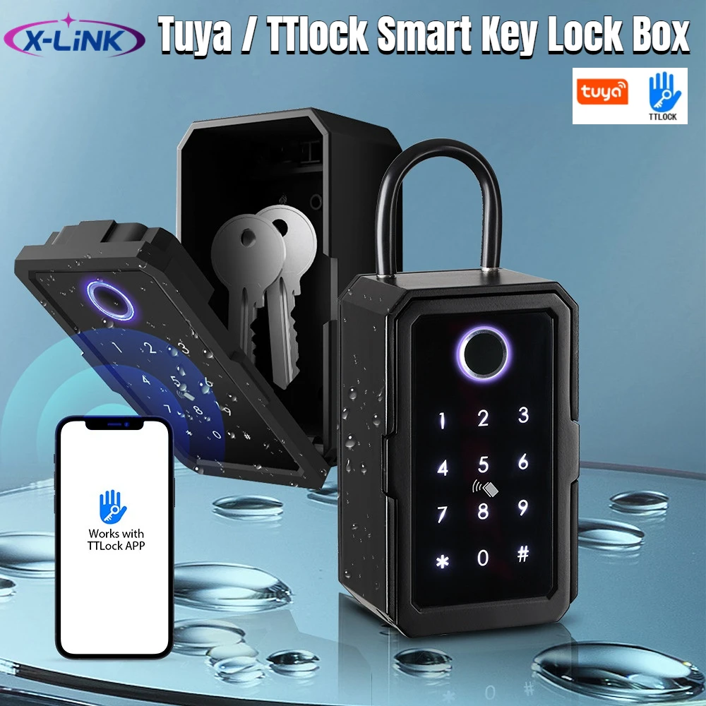 Tuya-Smart-Key-Lock-Box-Fingerprint-Bluetooth-Wifi-App-Digital-Key ...
