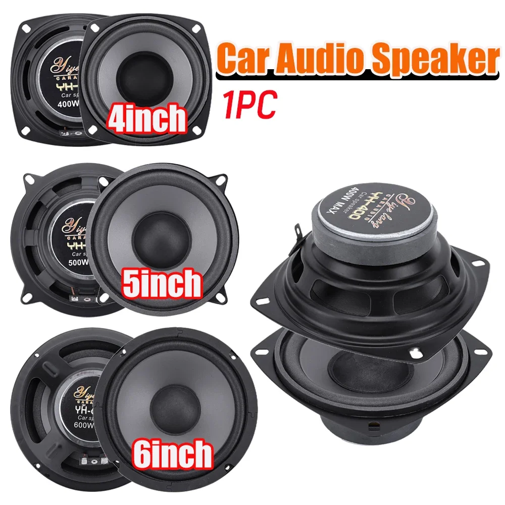 1PC 2-Way Car HiFi Coaxial Speaker 400/500/600w Vehicle Door Auto Audio ...
