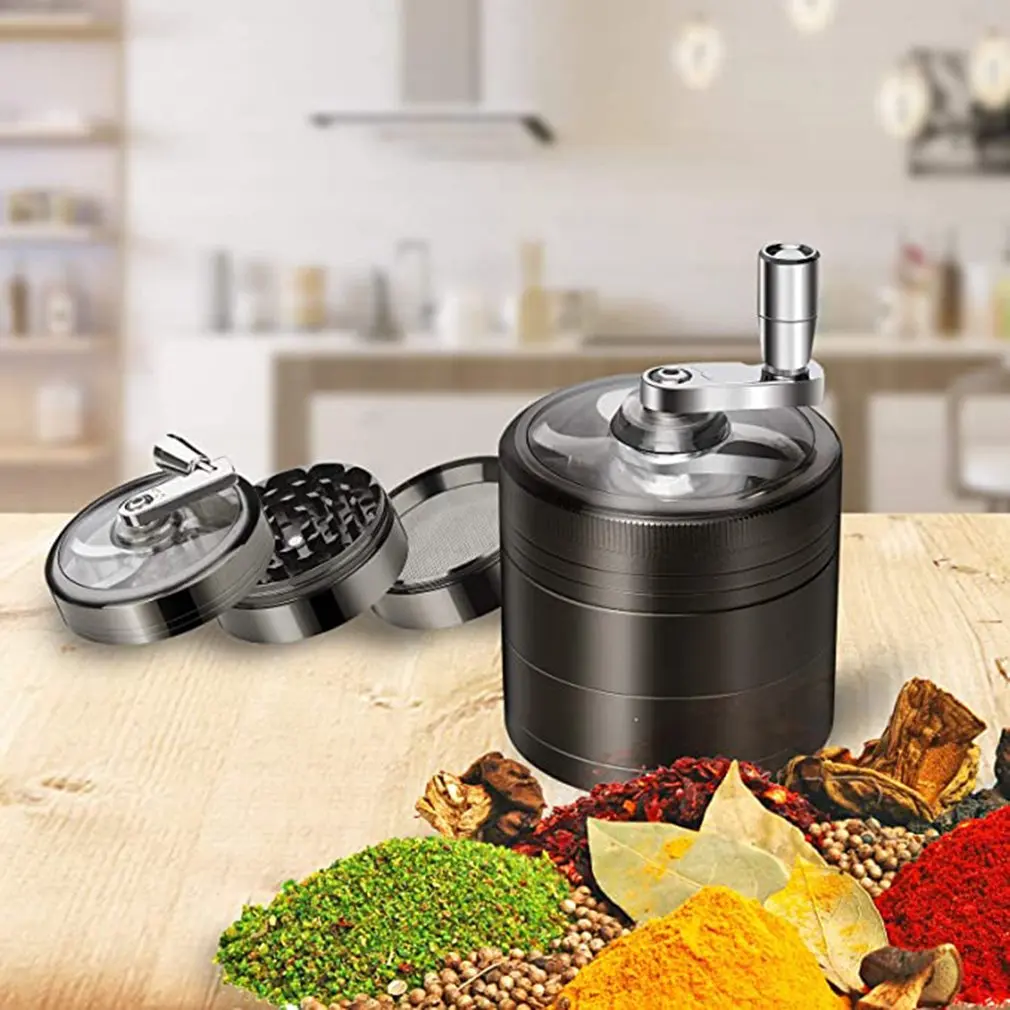 4-layer-Zinc-Alloy-Manual-Grinding-Machine-Herbal-Herb-Mill-Spice ...