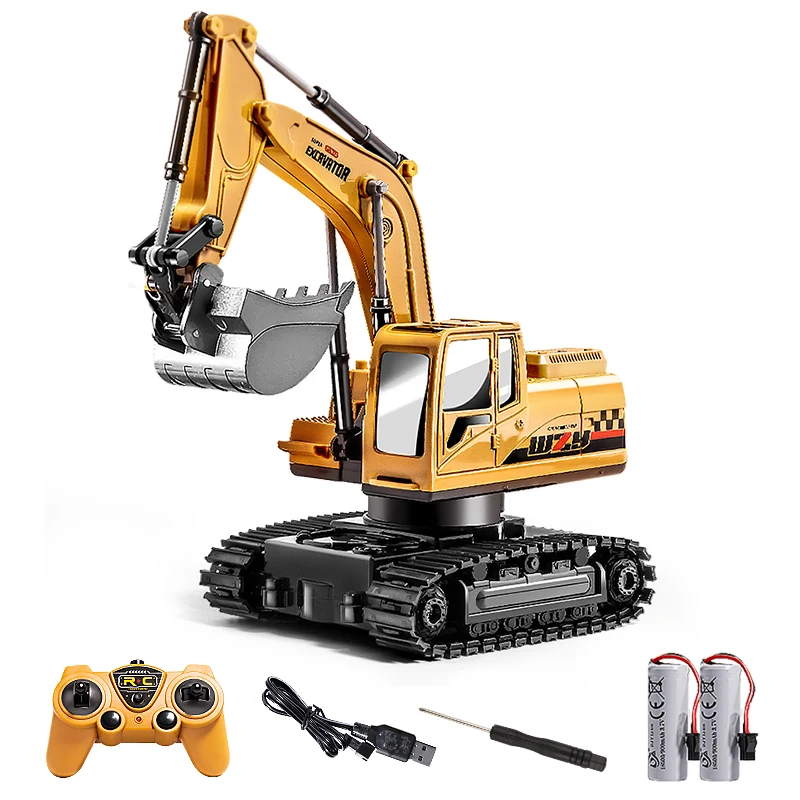 Brinquedo-Escavadeira-de-Controle-Remoto-para-Crian-as-Carro-RC ...