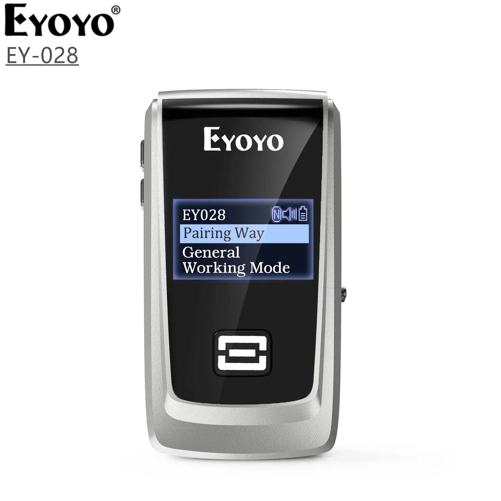 EYOYO Bluetooth QR 2D 1D Barcode Scanner With LED Display Wireless ...