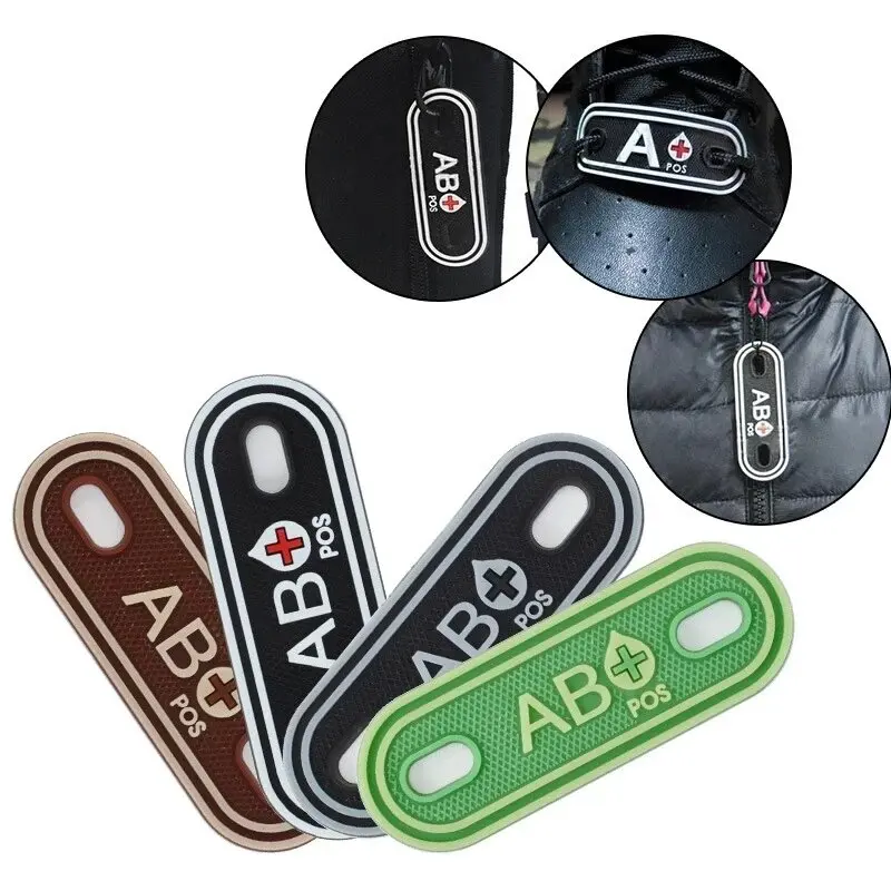 PVC-Army-Tactical-Negative-Blood-GROUP-Positive-A-B-AB-O-POS-Blood-Neg ...