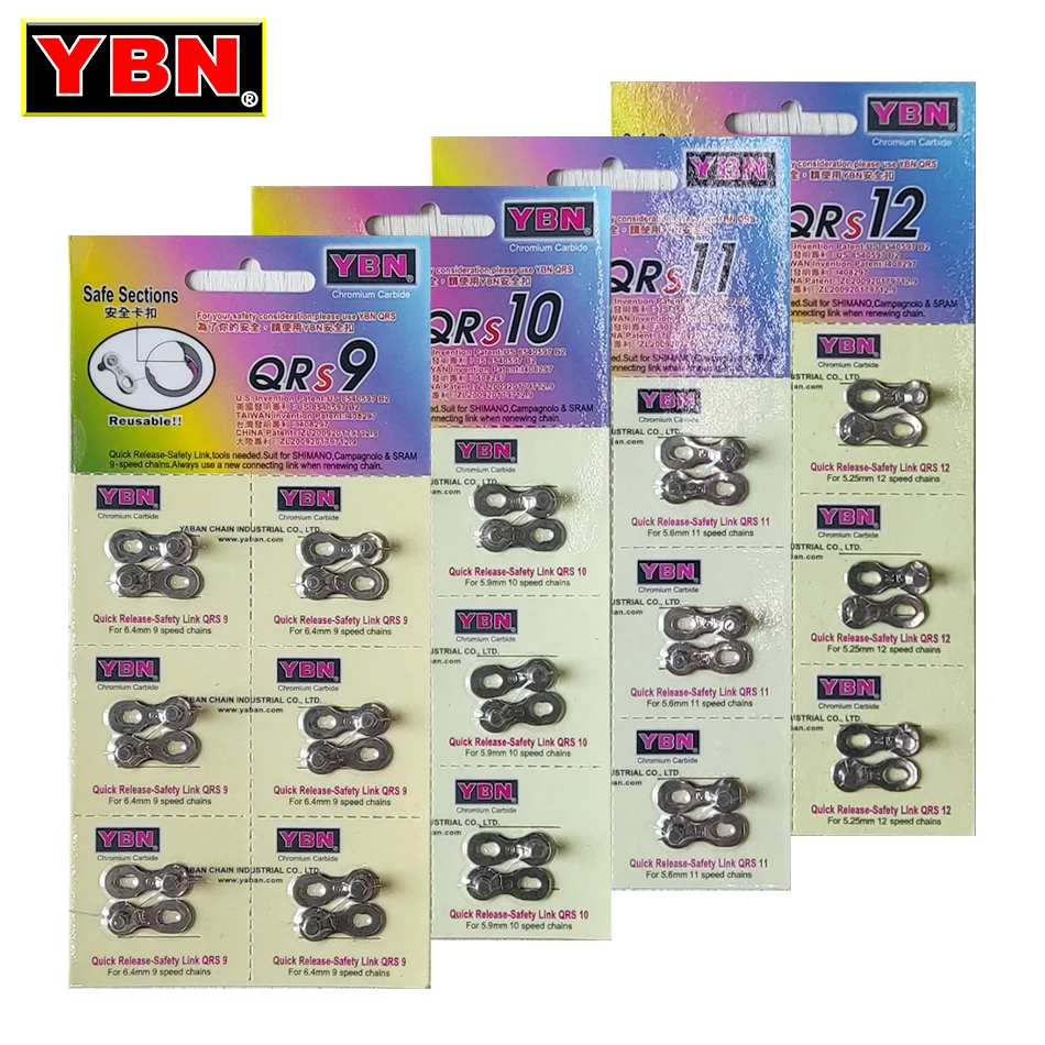 YBN-6-Pair-Bike-Chain-Quick-Link-Mountain-Cyclingl-Bicycle-Chain ...