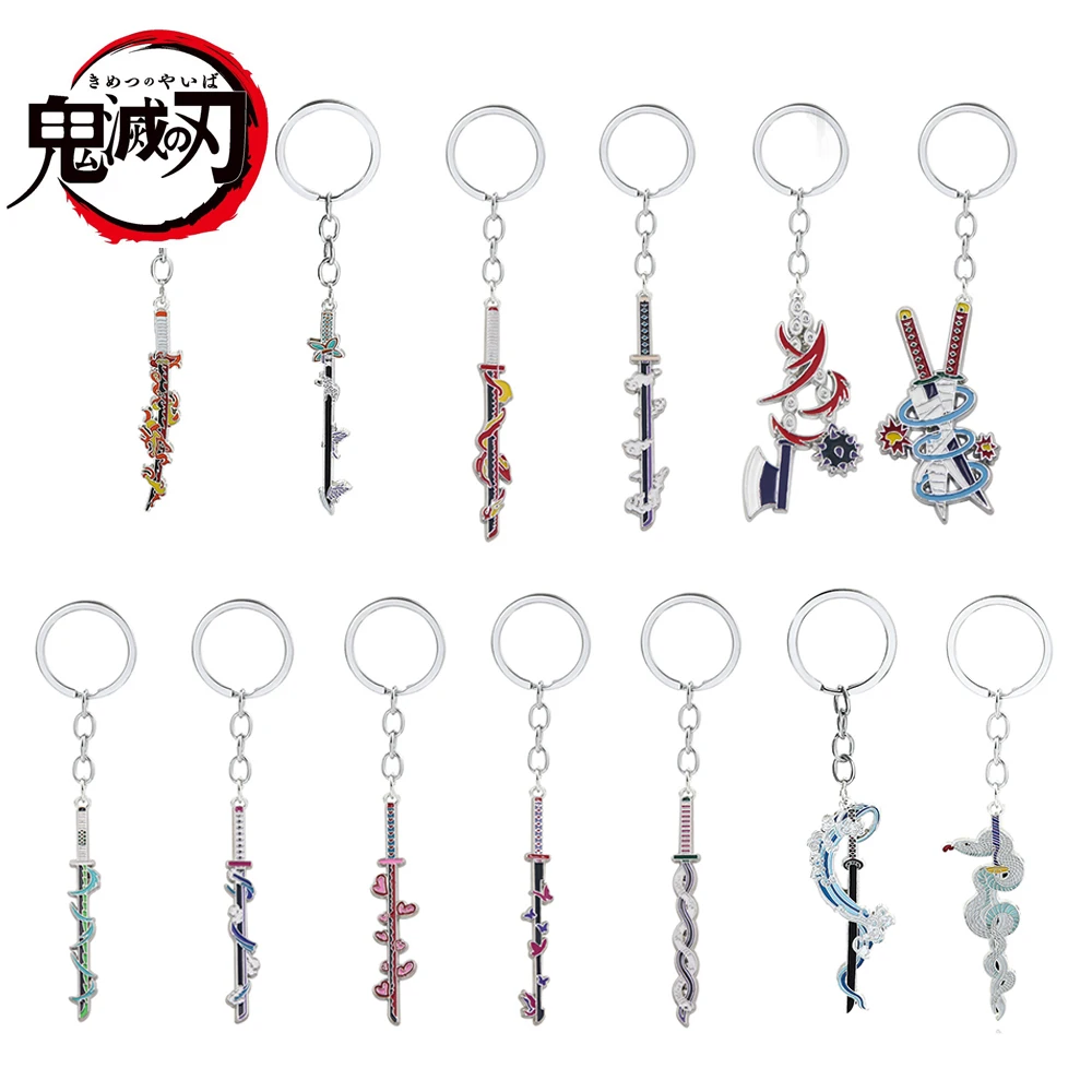 Anime-Demon-Slayer-Sword-Keychain-Kimetsu-no-Yaiba-Tomioka-Giyuu-Kochou ...