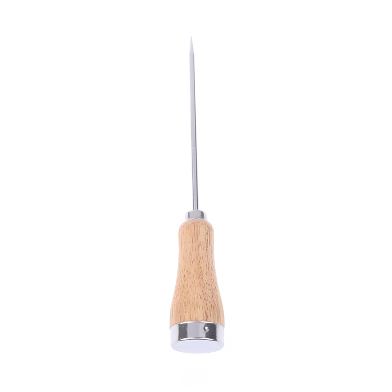 Ice-Pick-Ice-Icing-Breaker-Wooden-Handle-Stainless-Steel-Ice-Pick-Punch ...